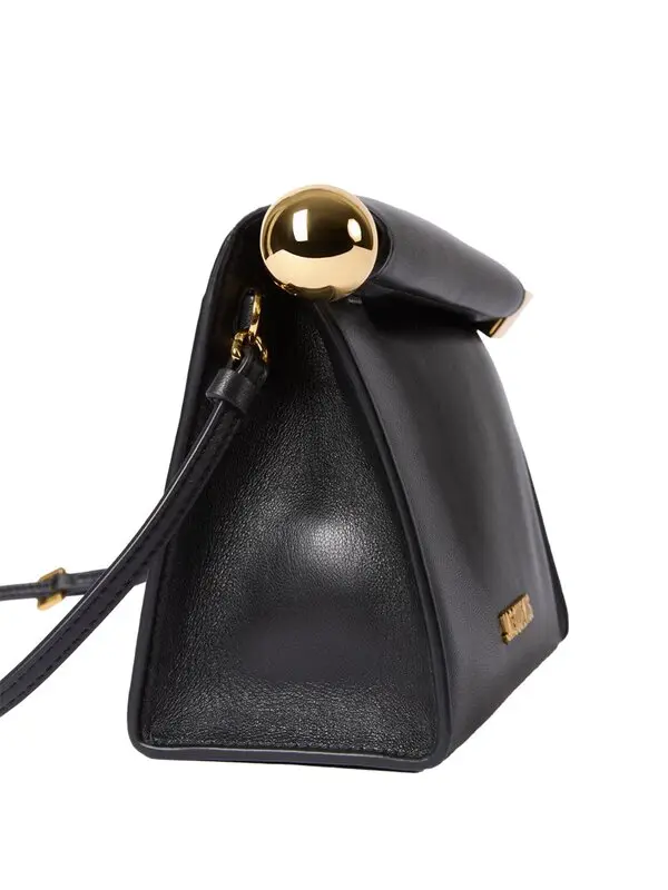 Jacquemus Le Sac Rond Carre In Nappa