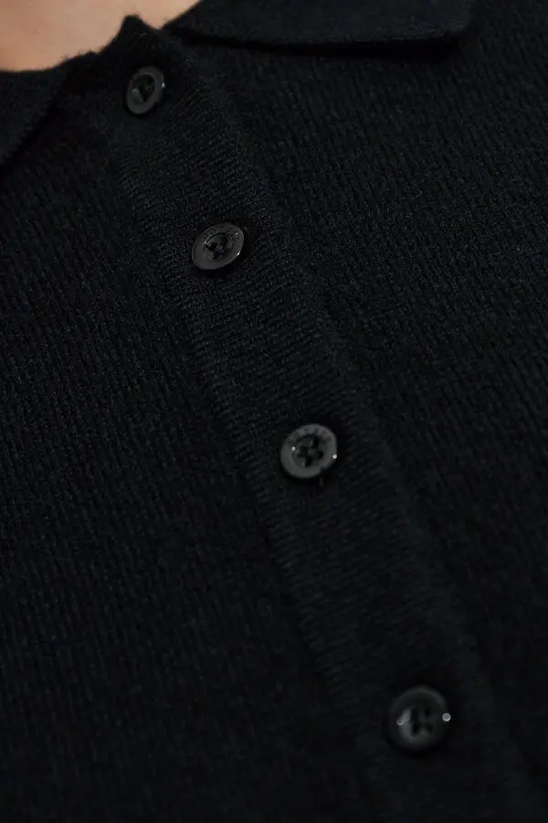 ROTATE BY BIRGER CHRISTENSEN Long-sleeved Wool Polo