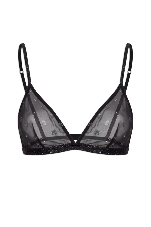Emporio Armani Bra With Logo Appliqu