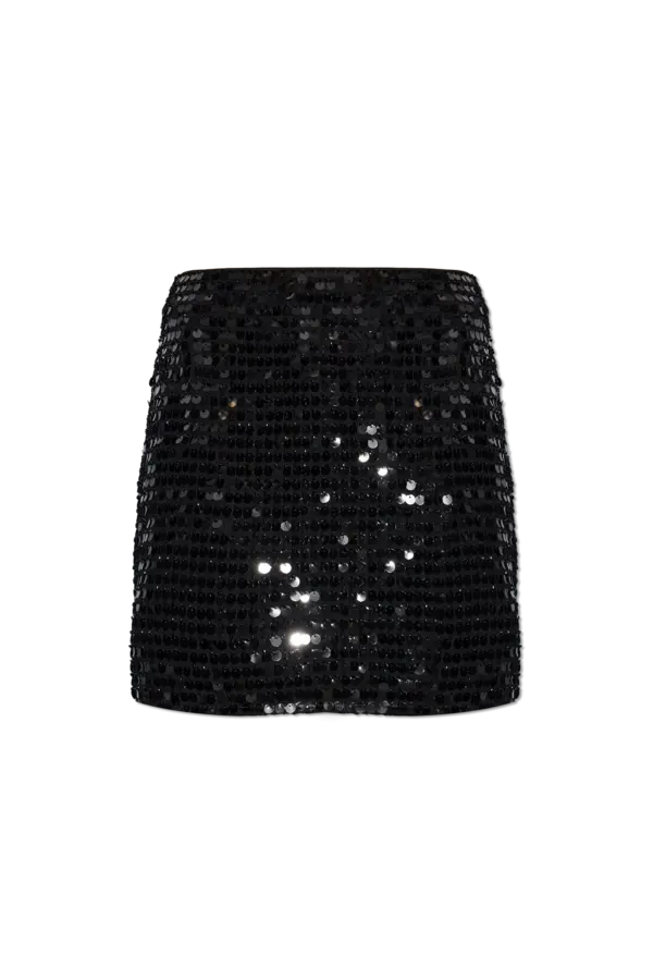 ROTATE BY BIRGER CHRISTENSEN Sequin Mini Skirt - Black