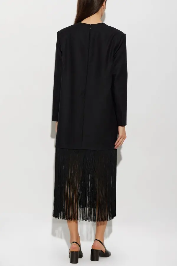 BY MALENE BIRGER Wool Dress ‘mella’ With Fringes