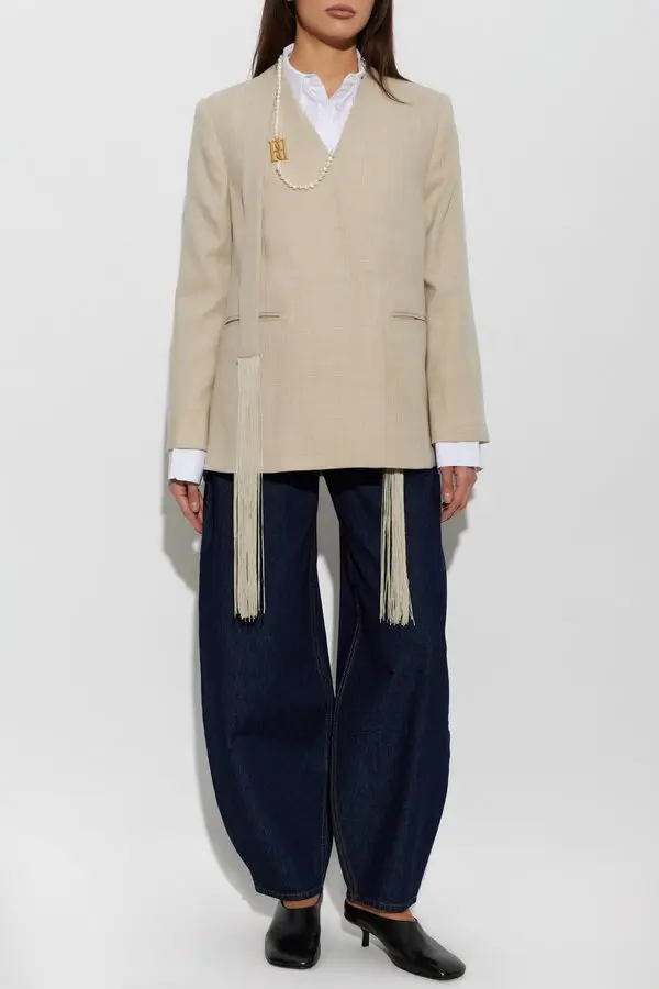 BY MALENE BIRGER Wool Jacket ‘emma’ With A Belt
