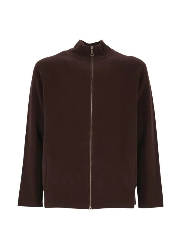 OLIVER LATTUGHI Zip Jacket - Brown
