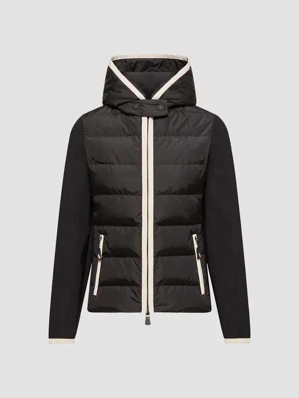 Moncler Padded Hoodie - Black