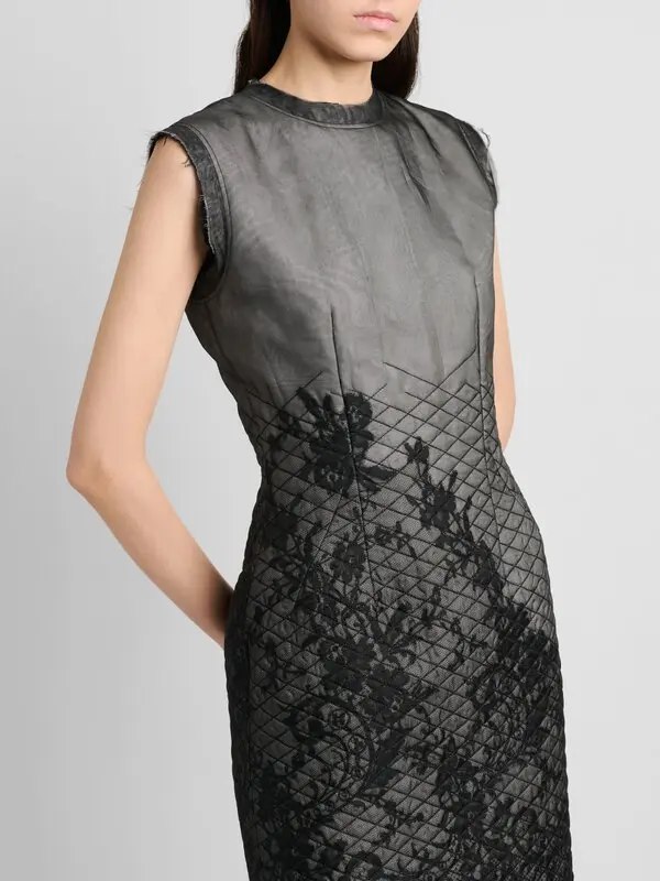 Alexander McQueen Quilted Lace Dress
