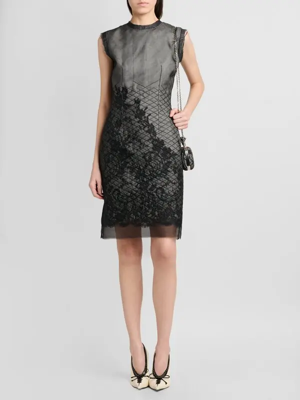 Alexander McQueen Quilted Lace Dress