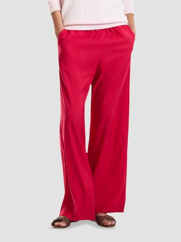 Cynthia Rowley Tour Elasticized Wide-leg Pants