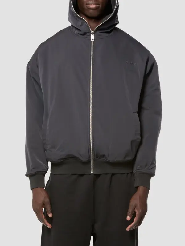 PURPLE BRAND Reversible Cotton Zip-up Hoodie