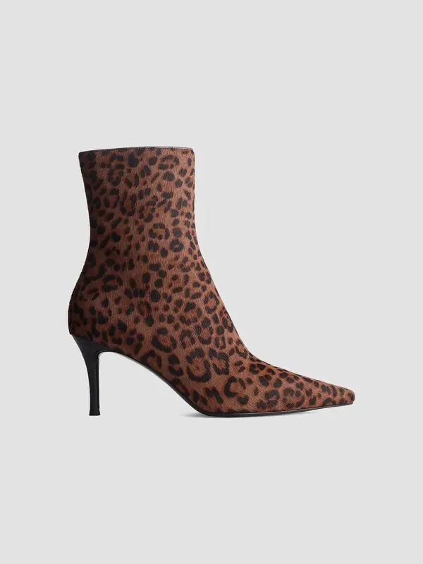 Rag & Bone Mercer 74mm -print Calf Hair Ankle Boots