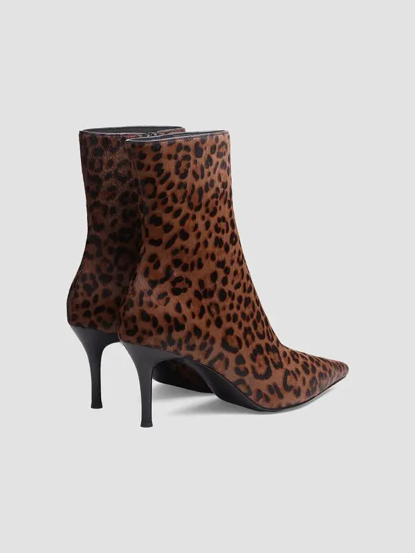 Rag & Bone Mercer 74mm -print Calf Hair Ankle Boots