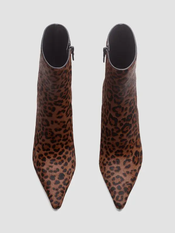 Rag & Bone Mercer 74mm -print Calf Hair Ankle Boots