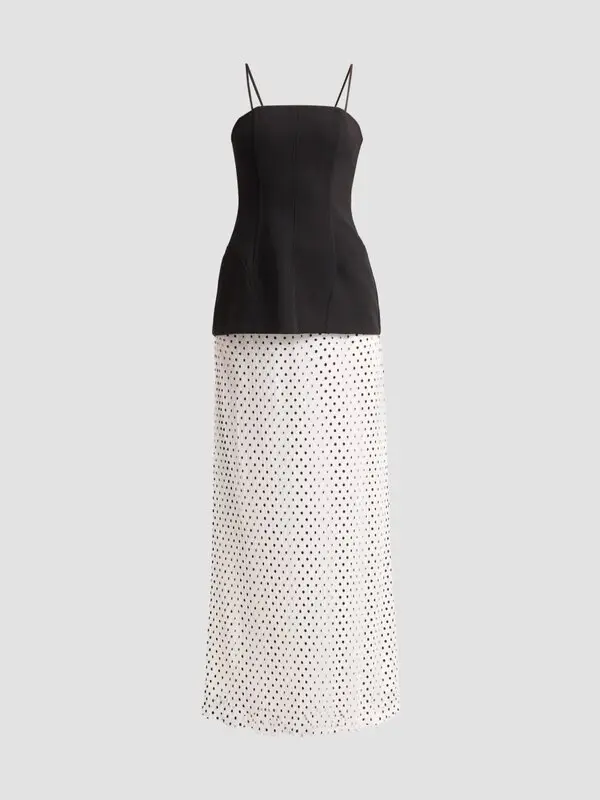 Black Halo Lunara Maxi Dress