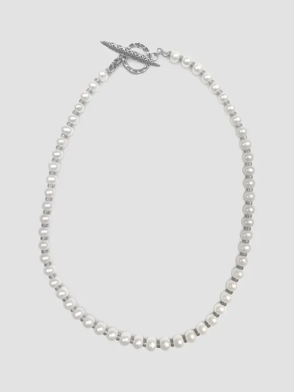Stephen Dweck Pearl Necklace - Silver