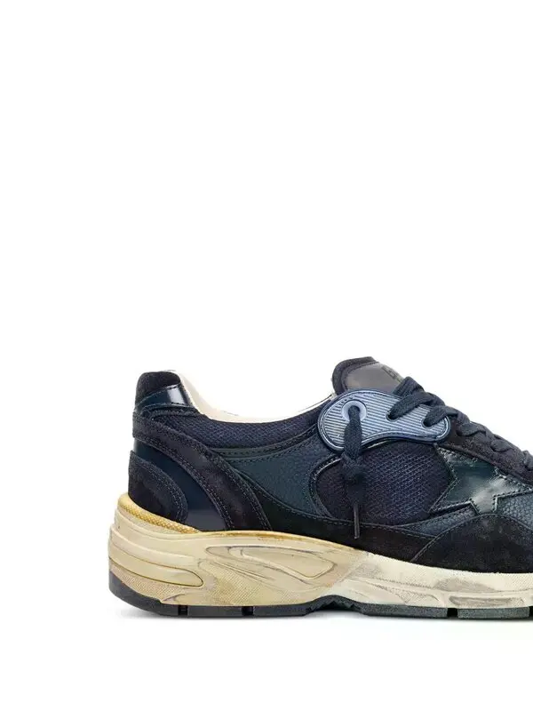 GOLDEN GOOSE Dad-star Leather Sneakers - Blue