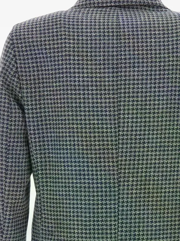 BARBA NAPOLI Easy J Mono Houndstooth Blazer