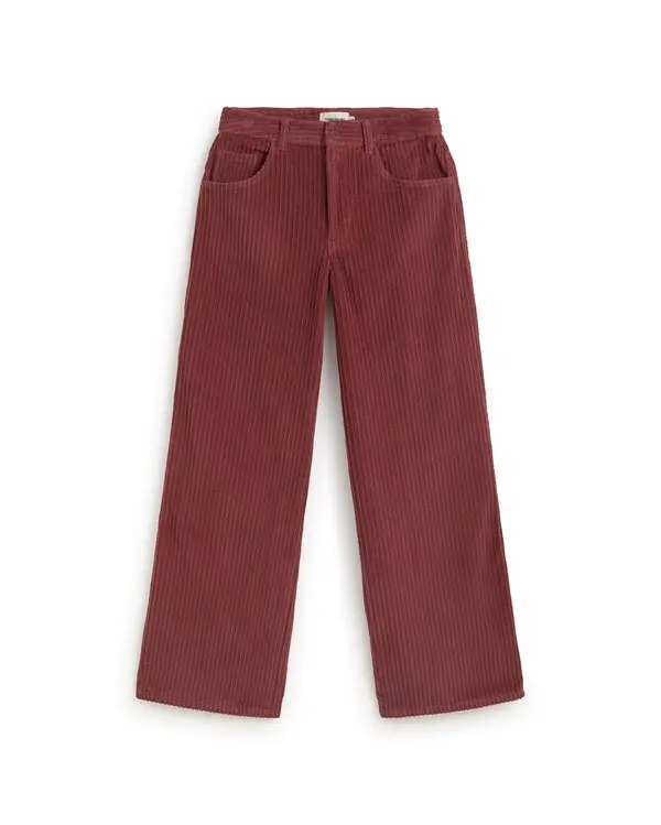 THINKING MU Hedda Corduroy Wide-leg Pants