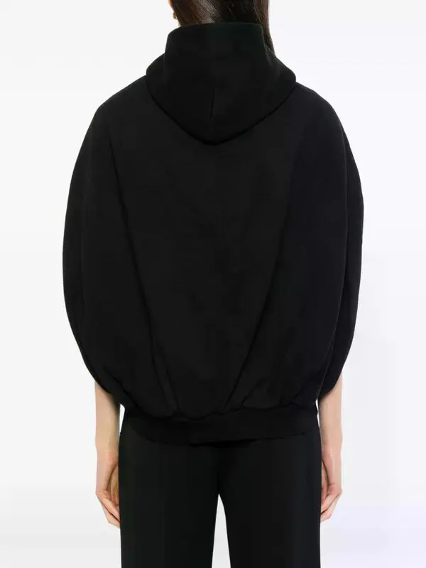 Balenciaga Cape-style Hooded Jacket