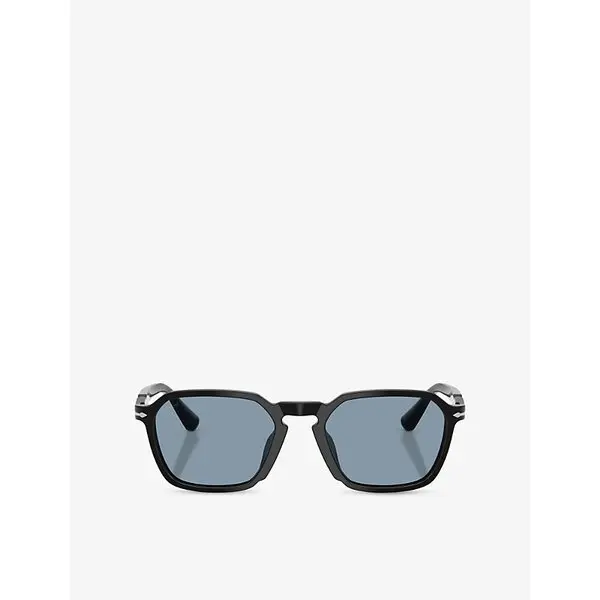 Persol Po3414s Square-frame Acetate Sunglasses - Black