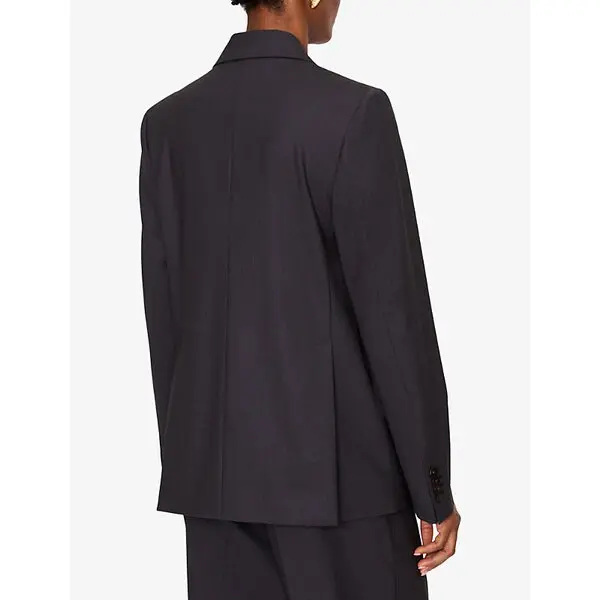 JOSEPH Dana Double-breasted Stretch-wool Jacket