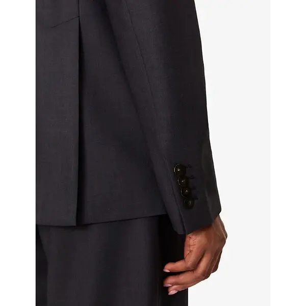 JOSEPH Dana Double-breasted Stretch-wool Jacket