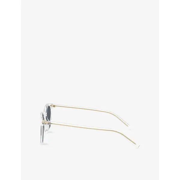 Prada Pr D15sd Oval-frame Acetate Sunglasses