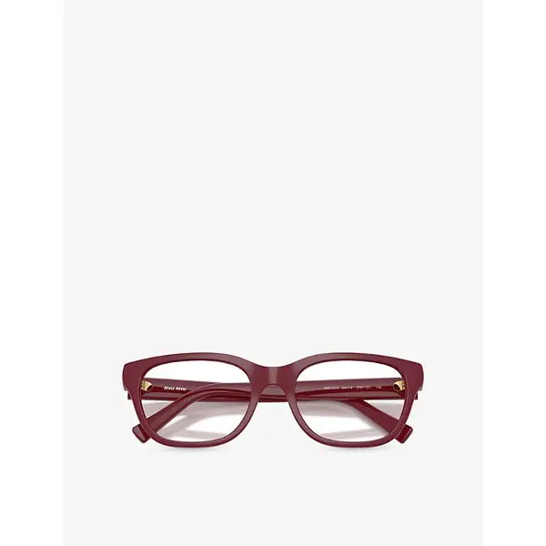 Miu Miu Mu 07zv Square-frame Injected Optical Glasses