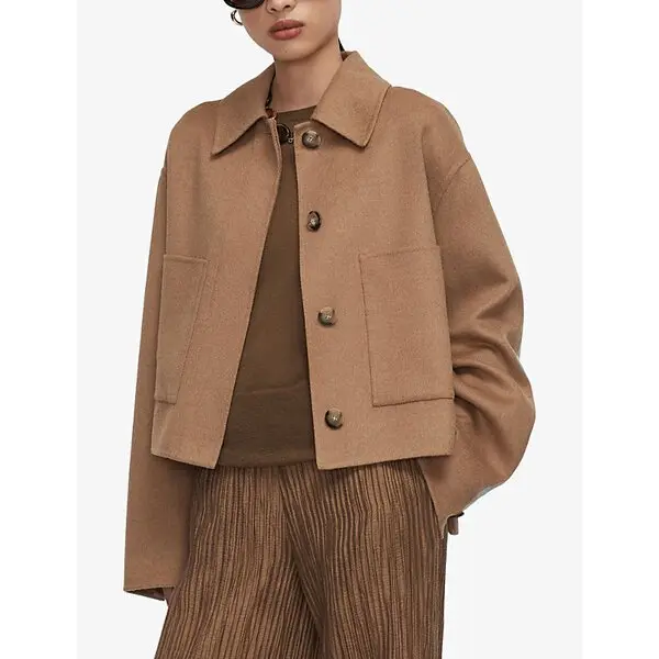 JOSEPH Kalaa Double-face Wool And Silk-blend Jacket