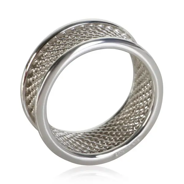 Tiffany & Co. Sterling Silver Mesh Ring