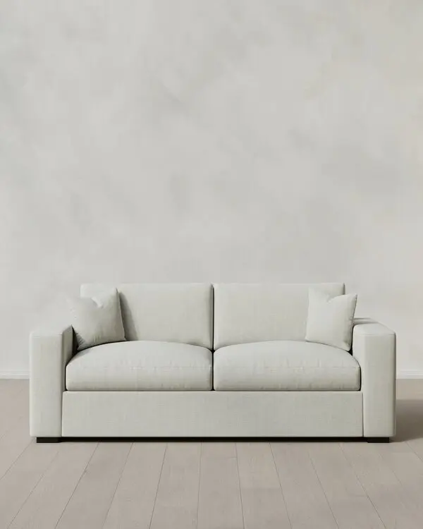 Quince Oasis Sofa In Performance Chenille-linen Blend - Sorrell