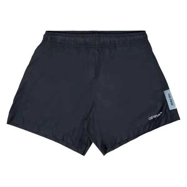 Off-White Logo Swimshorts /white - Black