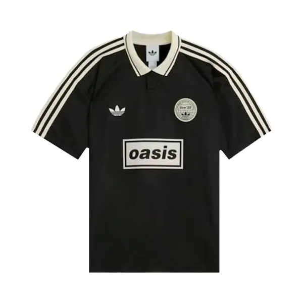 Adidas X Oasis Tour Jacquard Jersey - Black