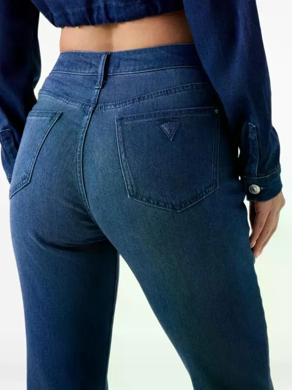 Guess Logo-patch Flared Jeans