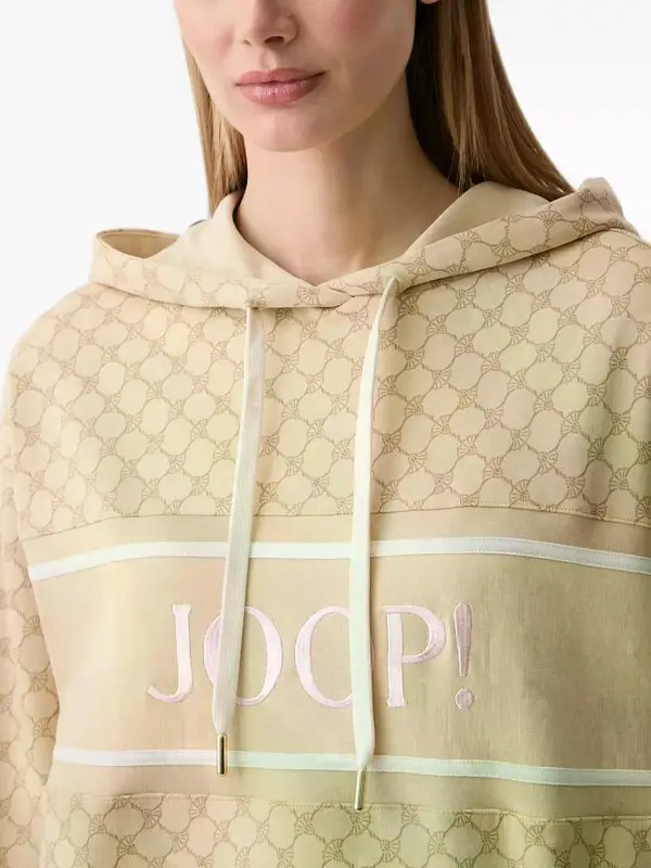 JOOP! Logo-embroidered Monogram-print Hoodie