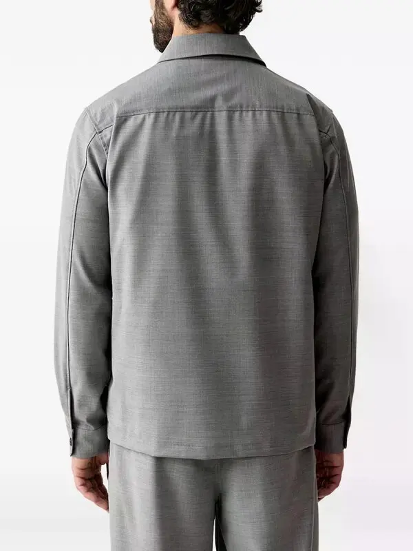 JOOP! Zip-up Patch-pocket Shirt