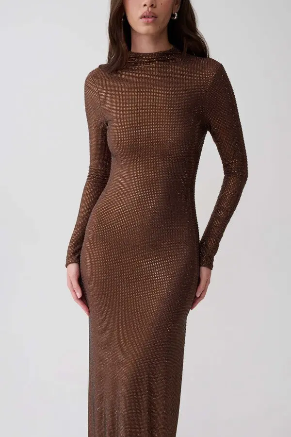Meshki Elani Diamante Maxi Dress