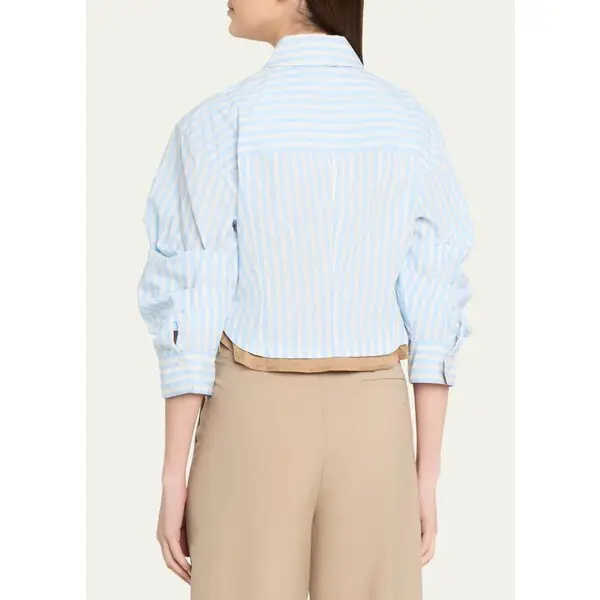 Simkhai Boone Stripe Combo Shirt
