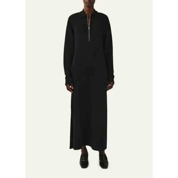 Attersee The Aria Knit Polo Maxi Dress