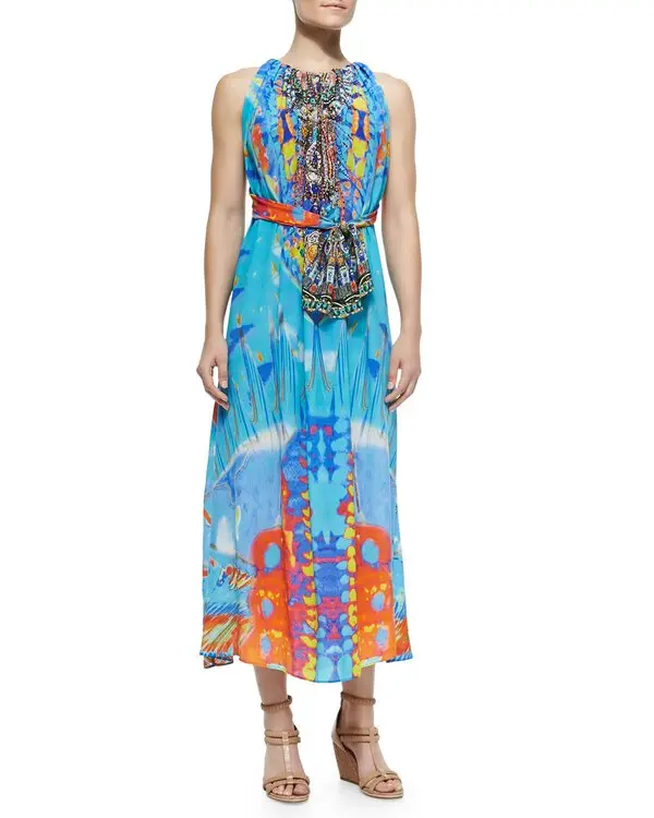 ALEMAIS Contina Midi Day Dress