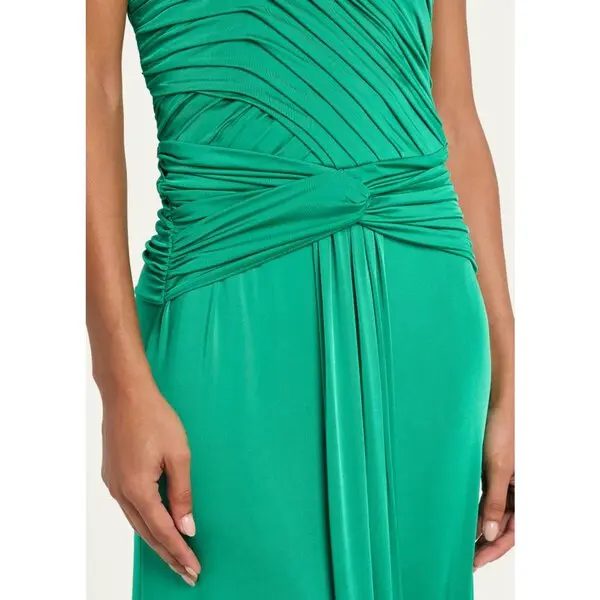 THE NEW ARRIVALS ILKYAZ OZEL Amanda Sculpted Jersey Column Gown