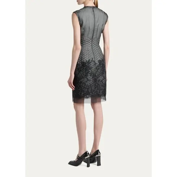 Alexander McQueen Quilted Lace Dress