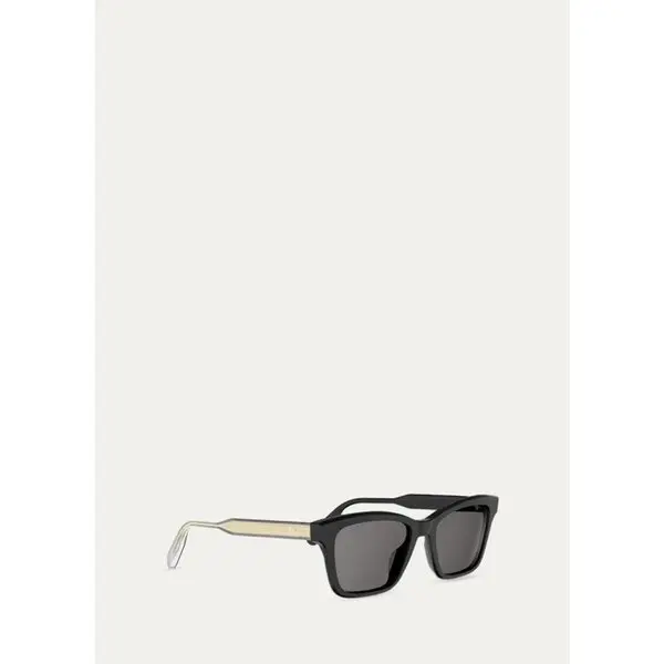 Dior Ibbon S2i 53mm Rectangular Sunglasses