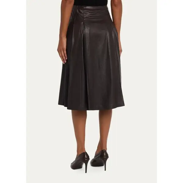 Commando Faux Leather Midi Skirt