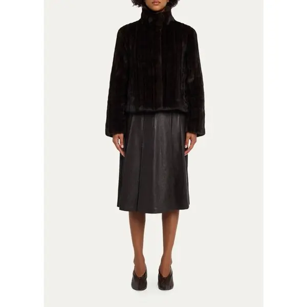 Commando Faux Leather Midi Skirt