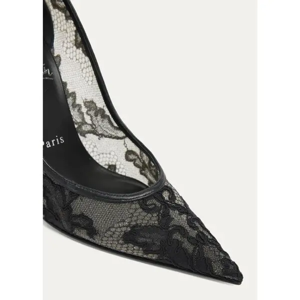 CHRISTIAN LOUBOUTIN 100mm Miss Z Lace Pumps