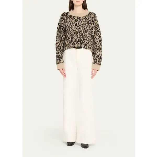 NILI LOTAN Zamira Cashmere Crewneck Sweater