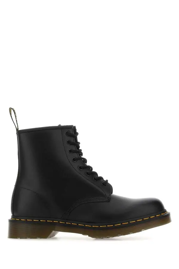 Dr. Martens Lace-up Combat Boots - Blacksmooth