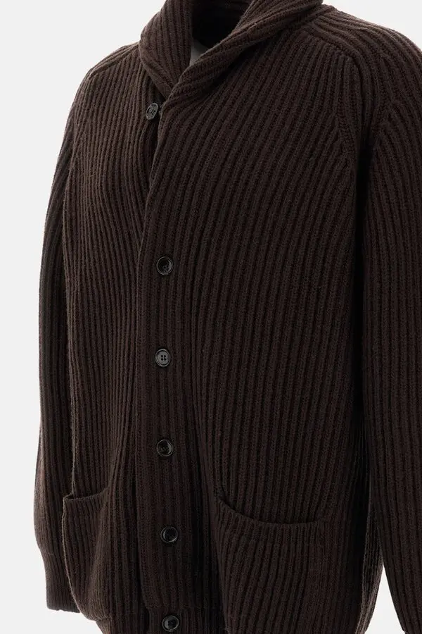 Filson Maglia Cardigan Bristol Tacoma Wool - Marrone