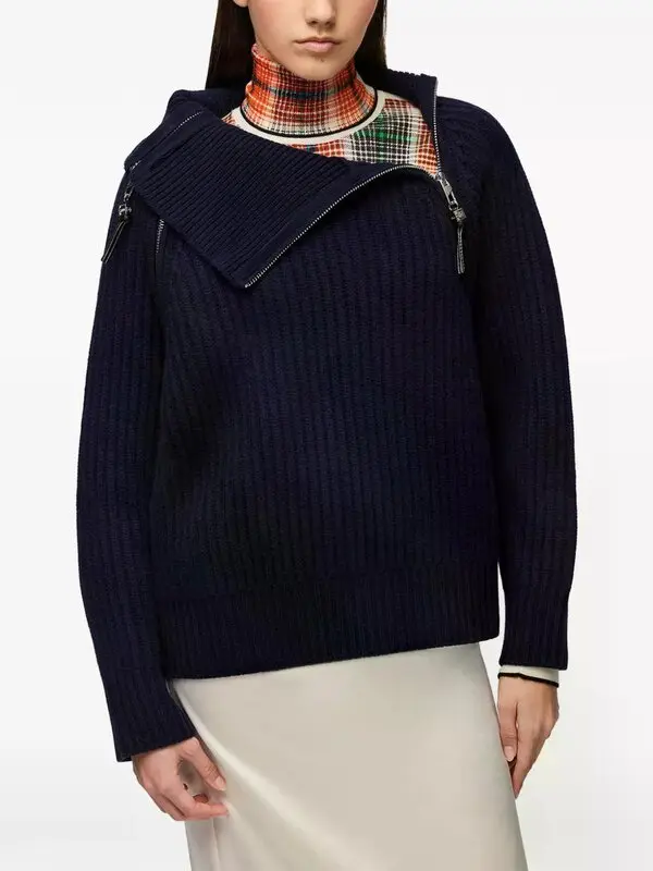 GANNI Turtleneck Sweater In Wool