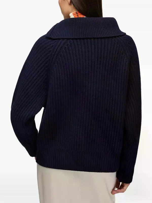 GANNI Turtleneck Sweater In Wool