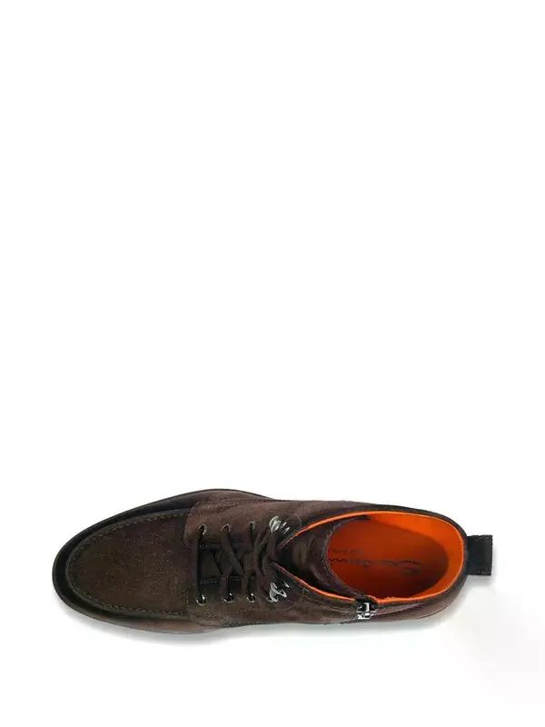 Santoni Suede Ankle Boots